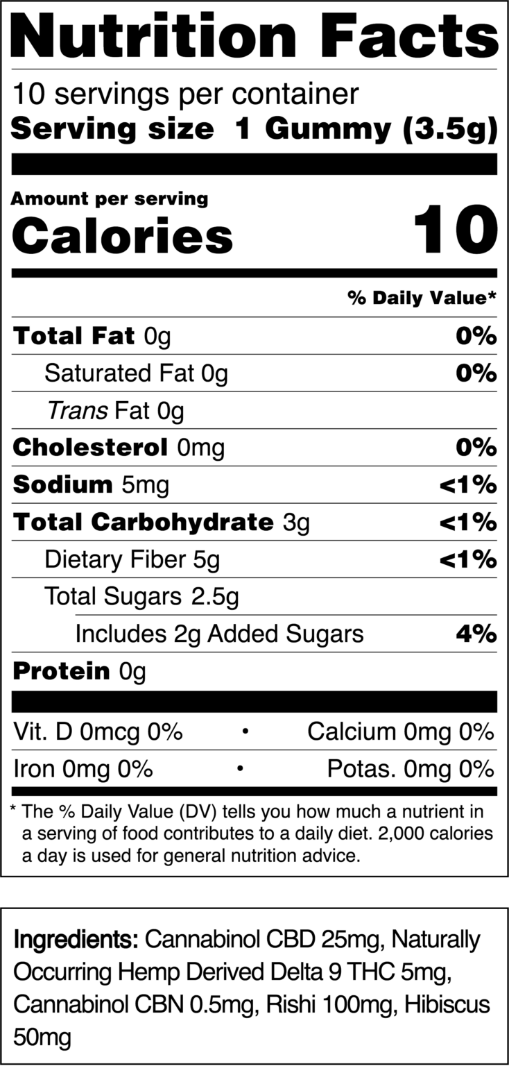 Night Time Gummies: Sweet Cherry & Sour Pink Lemonade - You Betcha Cannabis